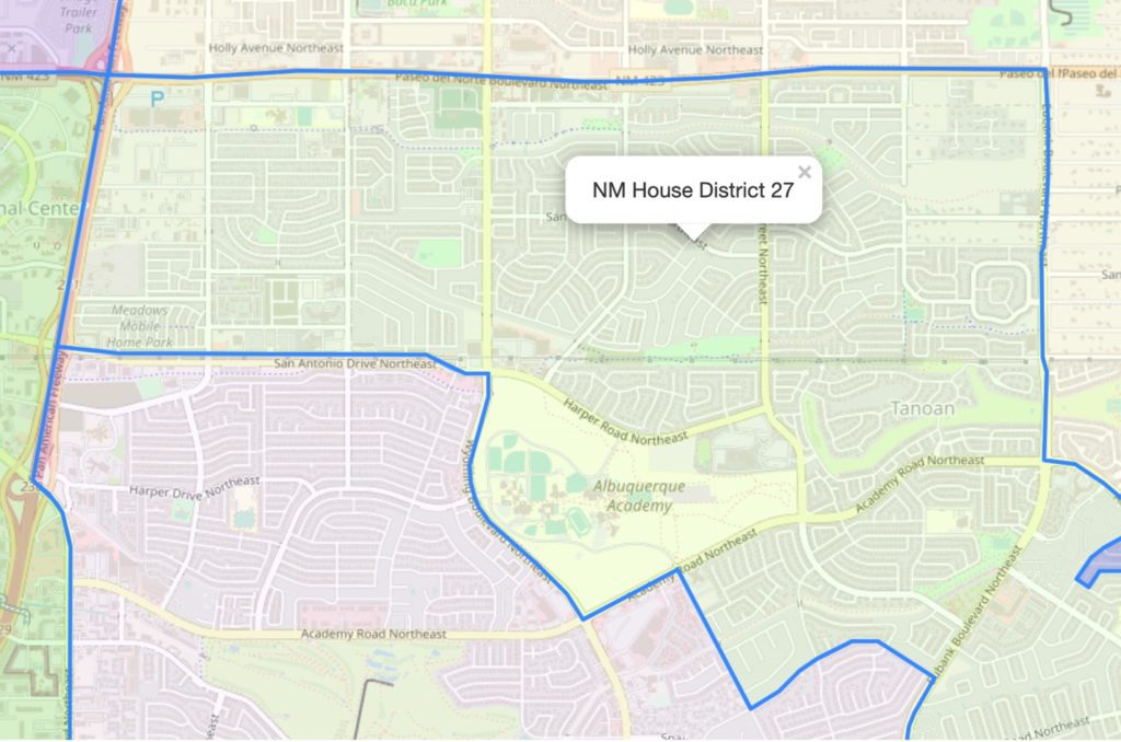 NM House District 27 candidate info
